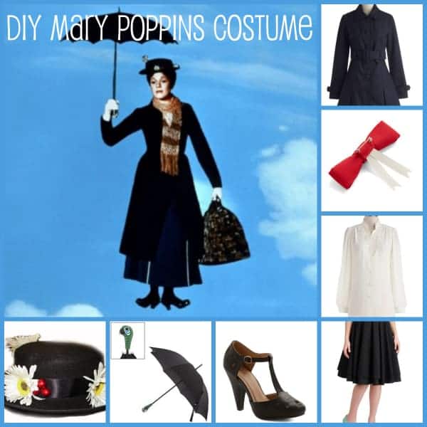 DIY Mary Poppins Costume - Right From Your Closet DIY Mary Poppins Costume - Right From Your Closet