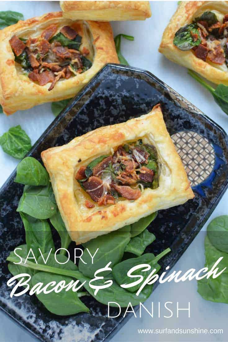Savory Bacon And Spinach Danish Recipe