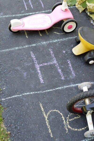 Easy Sight Word Parking Lot Game