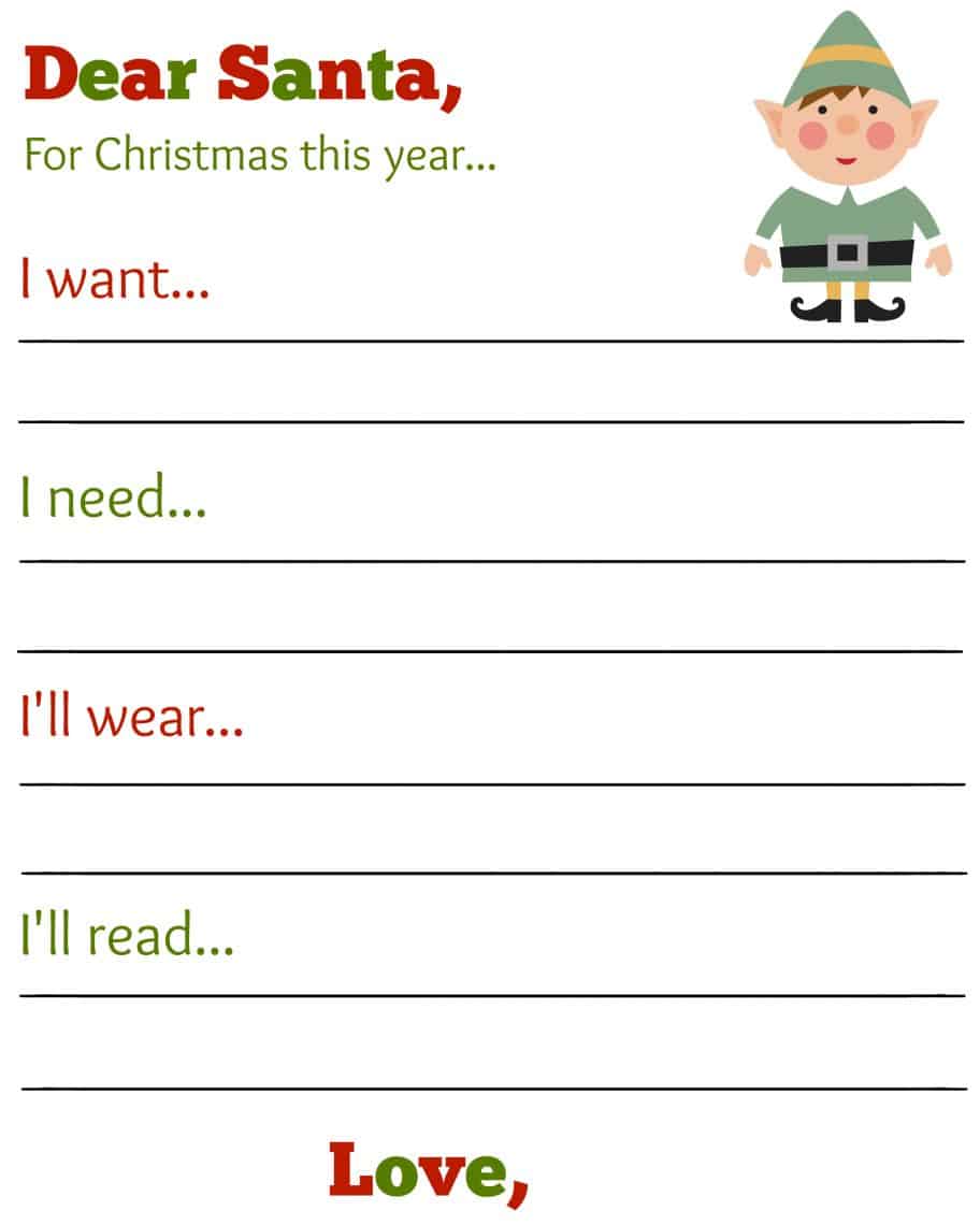 3 Free Printable Letter To Santa And How To Get A Reply 