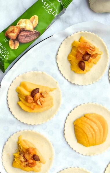 Sahale Inspired Almond Mango Mini Pies Recipe