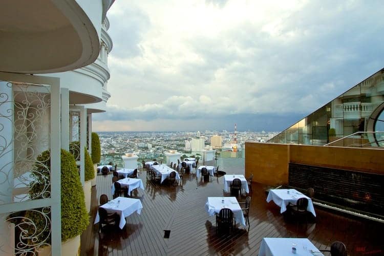 Breathtaking Views Of Bangkok From The Sky Bar At Sirocco